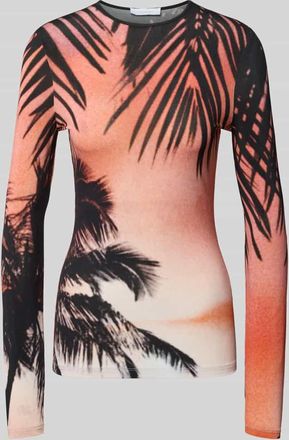 Paco Rabanne Slim Fit Longsleeve aus Viskose-Mix