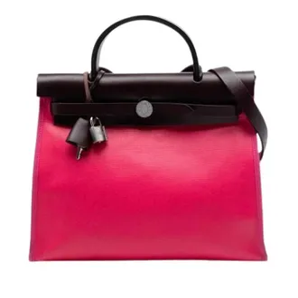 Herm&egrave;s Pre-owned Berline Herbag Zip 31 - - Pre-owned - Damen - Rosa - ONE SIZE