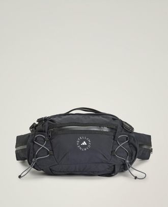 Stella McCartney Logo Multisport Bum Bag, Woman, Black/White