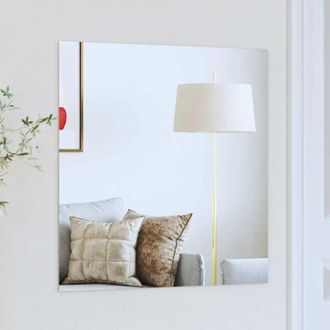 vidaXL vidaXL Miroir mural Carr&eacute; 60 x 60 cm verre tremp&eacute;