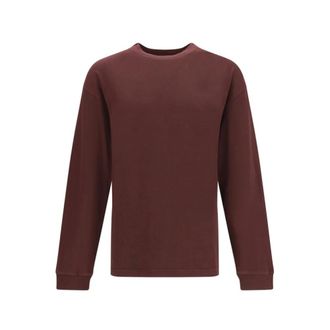 Dolce & Gabbana Gerippter Crew Neck Sweater - - Tops - Herren - Braun - L