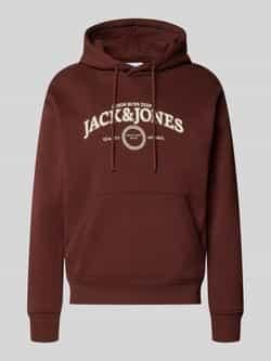 Jack & Jones Hoodie mit Label-Print Modell JAM