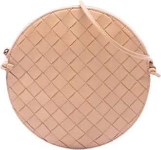 Bottega Veneta Sac bandouli&egrave;re tiss&eacute; Pre-owned - Femme - Pre-owned - Beige - Taille: ONE Size