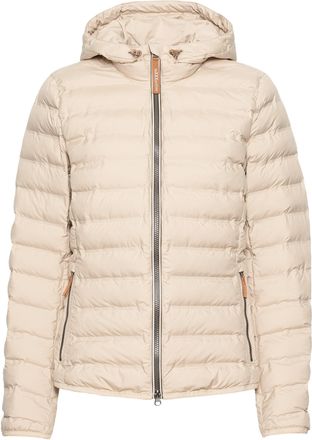 Camel Active Damen wasserdichte teXXXactive Funktionsjacke in Steppoptik Beige, womenswear-44