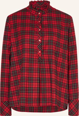 Lilienfels Lilienfels Blusenshirt Mit Rüschen rot