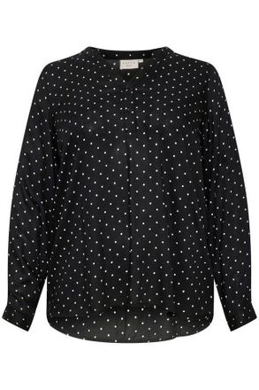 Kaffe Curve Langarmbluse Langarm-Bluse KCjoy Gro&szlig;e Gr&ouml;&szlig;en