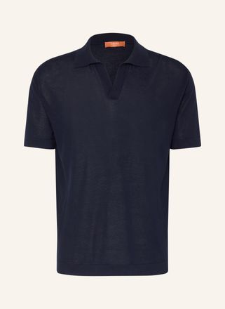 Cruna Cruna Strick-Poloshirt blau