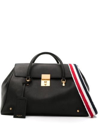 Thom Browne sac fourre-tout Mr. Thom en cuir - Noir
