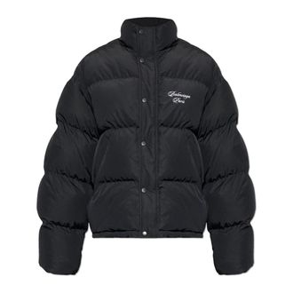 Balenciaga Daunenjacke mit Logo - - Jackets - Herren - Schwarzk - L