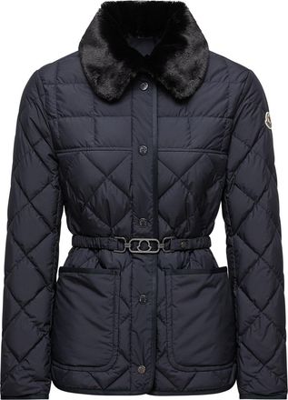 Moncler Doudoune courte Cygne en finitions synthétiques