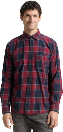 Tom Tailor Herren 1048426 Comfort Fit Hemd mit Karomuster, 38913-Navy Red Check, L