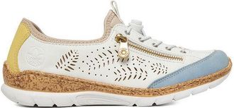 Rieker Halbschuhe N42K6-80 Wei&szlig;