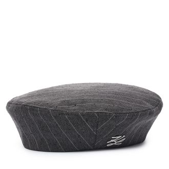 Karl Lagerfeld Baskenm&uuml;tze KARL LAGERFELD B3W33025 Dunkelgrau