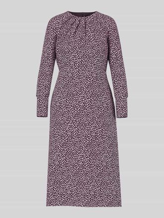 Marc Cain Tailliertes Maxikleid aus Viskose-Mix