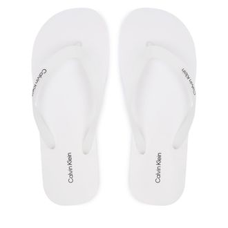 Calvin Klein Zehentrenner Calvin Klein Logo Strap HM0HM02105 Wei&szlig;