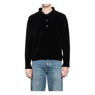 Sunflower Homme, Pulls, Noir, Taille: S Chenile Polo