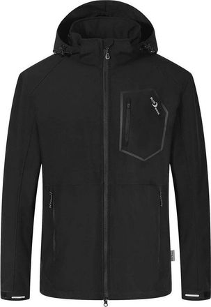 Blue Wave Softshelljacke Herren Jacke Louis mit verstellbarer Kapuze - winddicht & atmungsaktiv
