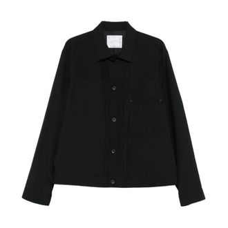 sacai Herren, Jacken, Schwarzk, LGr&ouml;&szlig;e