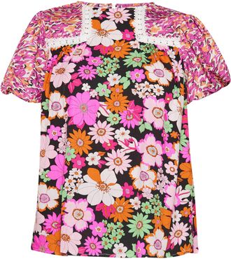 Usha Bluse Frauen rosarot