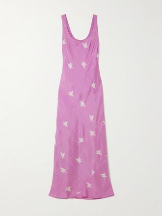 Alix of Bohemia Jasmine Midikleid Aus Seide Mit Blumenprint - Pink