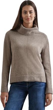 Street One A302786 Pull à col roulé, Mocha Beige Mel, 40 Femme