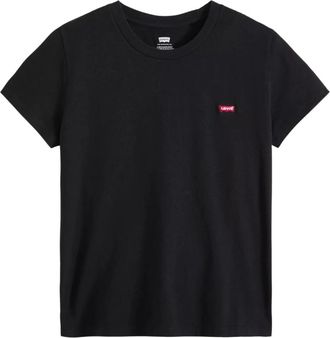 Levi's Femme, Tops, Noir, Taille: 36 FR Perfect Tee