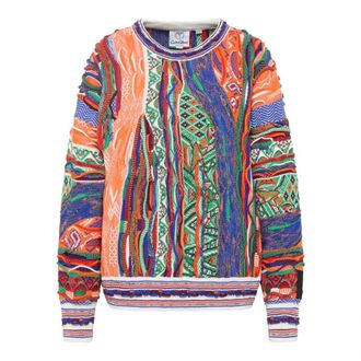 Carlo Colucci Oversize Strickpullover - - Knitwear - Damen - Mehrfarbig - XL
