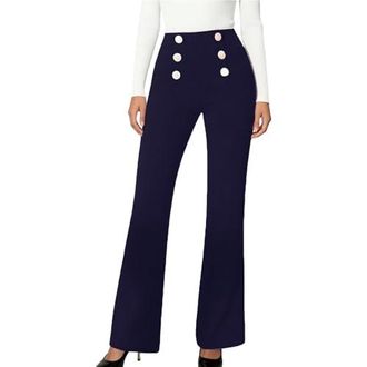 Generic Legging de yoga pour femme - Taille haute - Pantalon &eacute;vas&eacute; pour femme - Tissu &eacute;l&eacute;gant - Contr&ocirc;le du ventre - Pantalon de bodybuilding - Jambe droite -