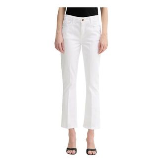 Fracomina Jean flare cropped cinq poches - Femme - Jeans - Blanc - Taille: W29