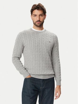 GANT Pullover 8050601 Grau Regular Fit