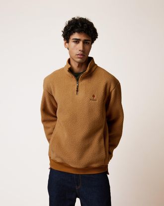 Faguo Pull polaire camel