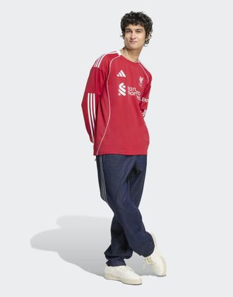 adidas adidas Performance - Liverpool FC 2025/2026 - Maillot Authentic domicile - Rouge fraise