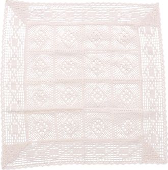 Valiclud 60X60cm Gehäkelte Tischdecke Baumwollspitze Tischsets Boho Gewebte Tischdecke Tischläufer Dekorative Makramee Spitze Hochzeit Esstisch