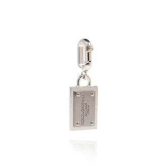 Dolce & Gabbana Anh&auml;nger mit Logo - - Accessories - Herren - Grau - ONE SIZE