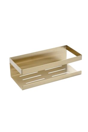 Sch&ouml;ner Wohnen Kollektion Duschablage Meleto, Gold, Metall, eckig, 25x8x11.5 cm, Badaccessoires, Duschzubeh&ouml;r, Duschregal
