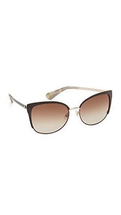 Kate Spade New York Kate Spade Lunettes de Soleil GENICE/S Brown/Brown Shaded 57/17/135 femme