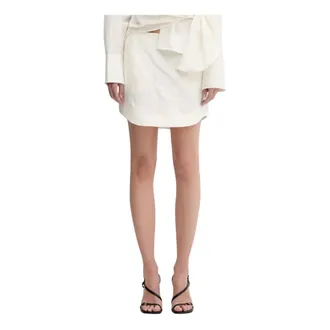 J.W.Anderson Minirock mit geschwungenem Saum - - Skirts - Damen - Wei&szlig; - S