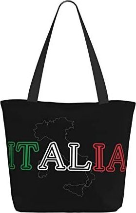 AOOEDM Sac &agrave; provisions italien carte italienne pour femme 33 x 27,9 x 17,8 cm. Le cadeau parfait pour la Saint-Valentin. Cest de la Saint-Valentin pour mama