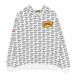 Iuter Wei&szlig;e Leichte Kapuzen-Sweatshirt All Over Print - - Sweatshirts & Hoodies - Herren - Mehrfarbig - M