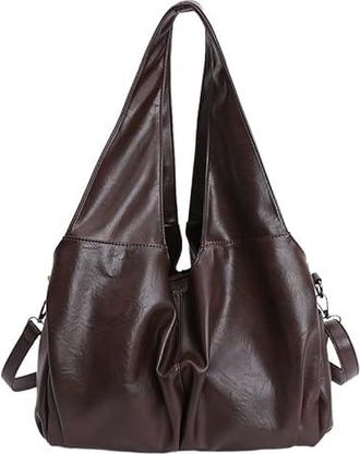 Generic Sac &agrave; main &agrave; bandouli&egrave;re unique en cuir synth&eacute;tique avec sangle r&eacute;glable pour l&eacute;cole, le travail, un usage quotidien, caf&eacute;, 400.00x250.00x150.00mm/15.