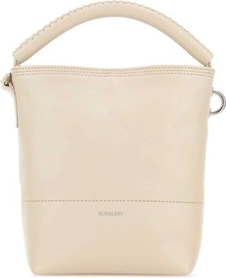 Burberry Femme, Sacs, Blanc, Taille: ONE Size Mini Sac Seau B Clip