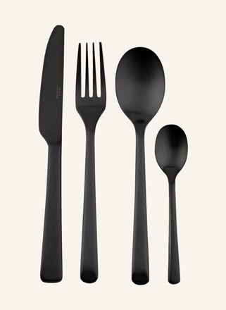 Broste Copenhagen Broste Copenhagen 4-Tlg. Besteck-Set Hune schwarz