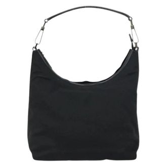 Gucci Pre-owned Nylon Schultertasche - - Pre-owned - Damen - Schwarzk - ONE SIZE