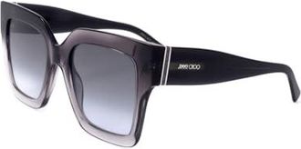 Jimmy Choo London Lunettes de Soleil EDNA/S KB7 GREY 52/22/145 Femme