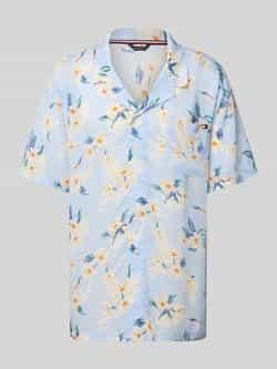 Tommy Hilfiger Regular Fit Bowling-Hemd aus Modal-Viskose-Mix