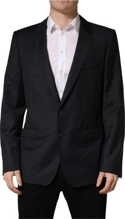 Dolce & Gabbana Homme, Vestes, Noir, Taille: XL Blazer Jacket