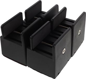 Valiclud 4 St&uuml;ck M&ouml;belf&uuml;&szlig;e 50mm Tischbeinverl&auml;ngerungen aus Robustem Kunststoff rutschfest f&uuml;r Sofa Stuhl und Werkbank M&ouml;belbeinerh&ouml;hungen f&uuml;r Ergonomische H&ouml;h