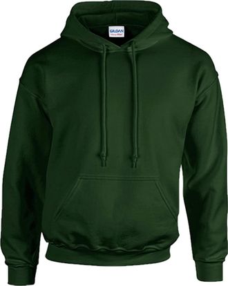 Gildan Sweatshirt mit Kapuze Heavy Blend XL, 1x Forest Green & 1 HLKauf Block