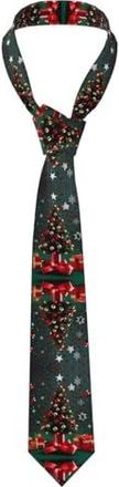 Generic Cravate Sapin De No&euml;l Rond R&eacute;glable Tie &Eacute;troit Cravates Homme Pour Accessoires L&Eacute;cole Affaires
