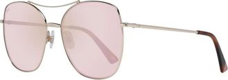 Web Eyewear Femme, Accessoires, Rose, Taille: ONE Size Metal Frame Lunettes de soleil